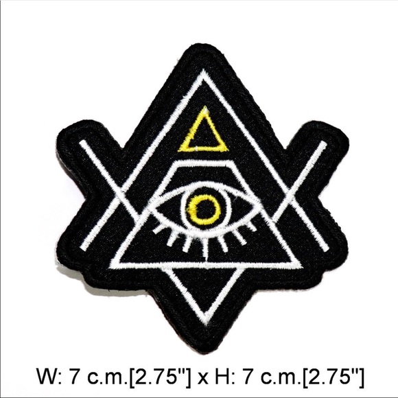 Accessories | Illuminati Patch Iron On Patches Evil Eye | Poshmark